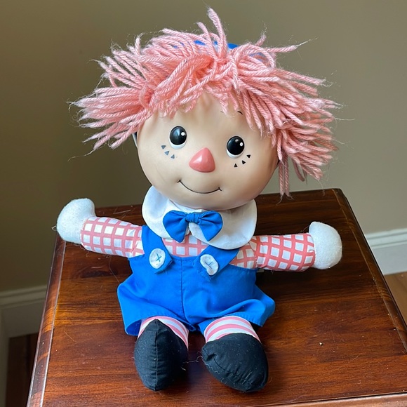 Macmillan | Toys | Raggedy Andy Vintage Doll 991 Macmillan 12 Rubber ...